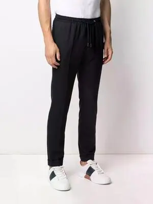Paul Smith Drawstring Tapered Trousers - Blue