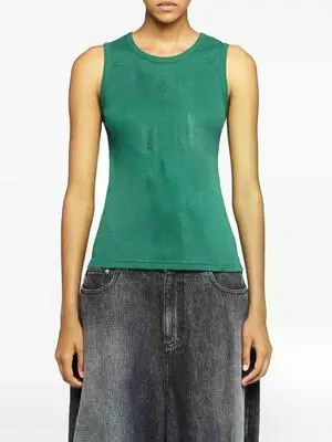 JW Anderson Anchor-logo Tank Top - Green