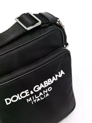 Dolce & Gabbana Logo-lettering Cross Messenger Bag