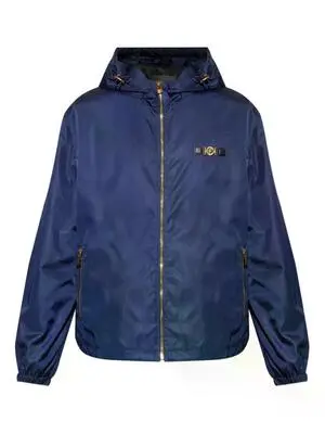 Versace Hooded Zip-up Bomber Jacket