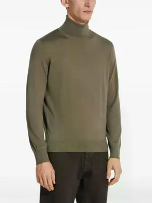 Zegna Cashseta Jumper - Green