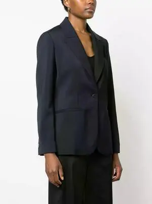 FORTE_FORTE Single-breasted Classic-lapel Blazer