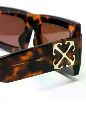 Off-White Laurel Tortoiseshell Sunglasses