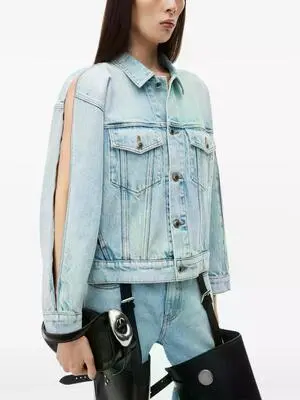 Alexander Wang Zip-sleeved Denim Jacket