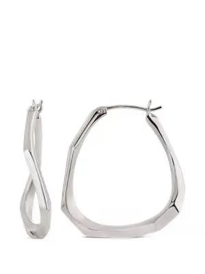 DINNY HALL Thalassa Medium Hoop Earrings - Silver