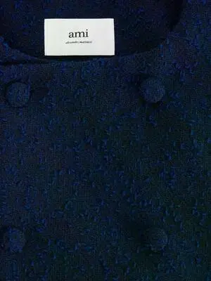 AMI Paris Textured Cropped Jacket