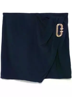 Casablanca Draped Mini Skirt
