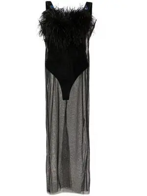 LOULOU Crystal-embellished Maxi Dress - Black