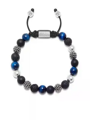 NIALAYA JEWELRY Multi-stone Beaded Bracelet - Black