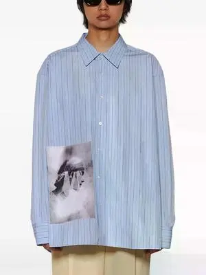 LANVIN Ample Imprimé Archives Shirt