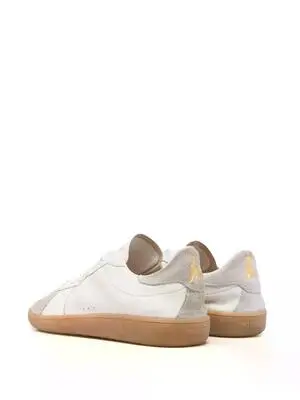 Patrizia Pepe Smooth Grain Panelled Sneakers - White
