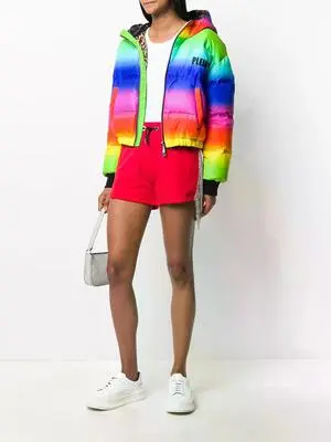 Philipp Plein Crystal-embellished Track Shorts