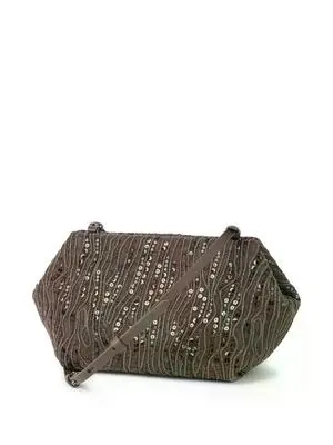 Brunello Cucinelli Paillette Detailing Cross Body Bag