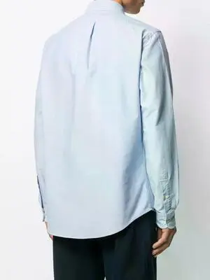 Polo Ralph Lauren Logo Long-sleeve Shirt - Blue