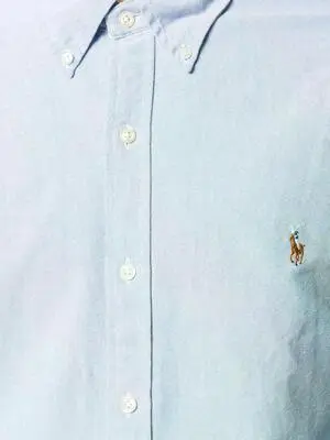 Polo Ralph Lauren Logo Long-sleeve Shirt - Blue