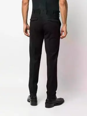 PT TORINO Straight-leg Tailored Trousers - Black