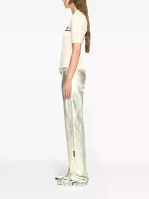 Off-White Short-sleeved Polo Shirt