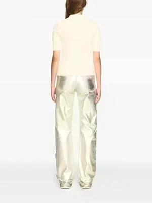 Off-White Short-sleeved Polo Shirt
