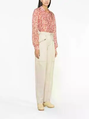 Isabel Marant Étoile Fanny Straight-leg Cargo Trousers