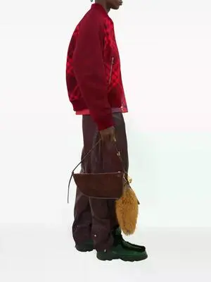 Burberry Reversible Check-print Bomber Jacket - Red