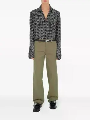 Burberry Straight-leg Cotton Trousers