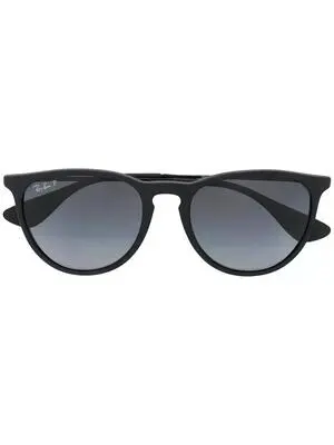 Ray-ban Erika Oval Frame Sunglasses - Black
