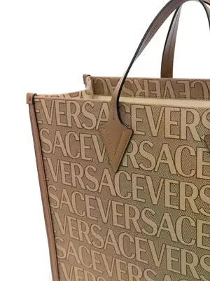 Versace Allover Logo Tote Bag