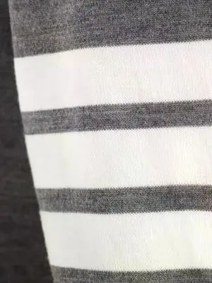 Thom Browne Short-sleeve Virgin Wool Polo Shirt - Grey