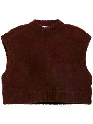 ENFOLD Cropped Knitted Vest