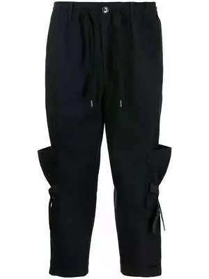 PORTS V Cropped Drawstring Trousers