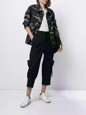 PORTS V Cropped Drawstring Trousers