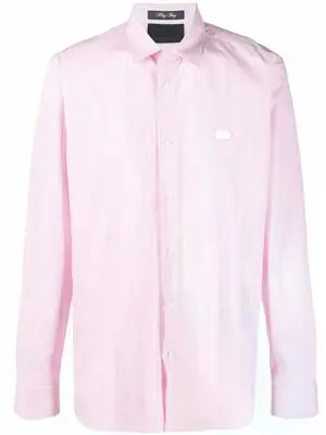 Philipp Plein Skull-print Striped Shirt