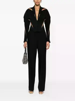 MUGLER Spiral Illusion Corset Jacket