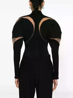 MUGLER Spiral Illusion Corset Jacket