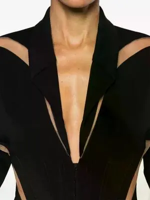 MUGLER Spiral Illusion Corset Jacket
