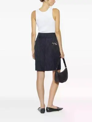 Maison Kitsuné Paperbag Pleated Mini Skirt