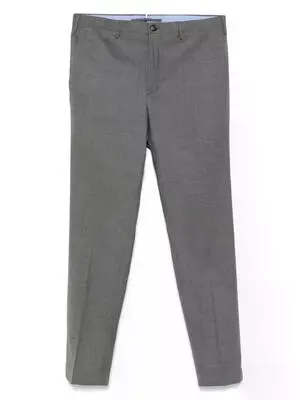 Incotex Mélange-effect Trousers - Grey