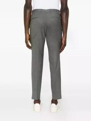 Incotex Mélange-effect Trousers - Grey