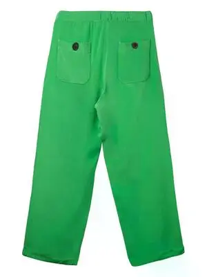 GLASS CYPRESS Curves Silk Trousers
