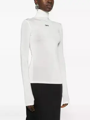 Off-White Logo-print Second-skin Top
