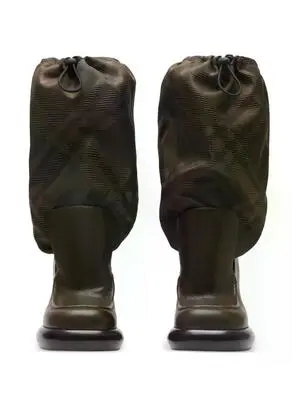 Burberry Mid-calf Block Heel Boots