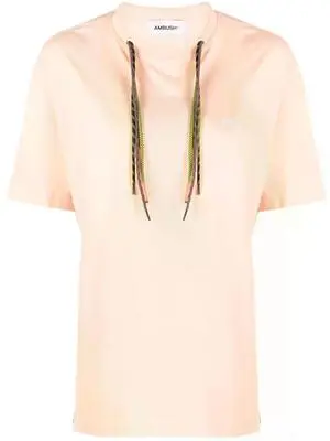 AMBUSH Multi-cord Logo-print T-shirt - Orange