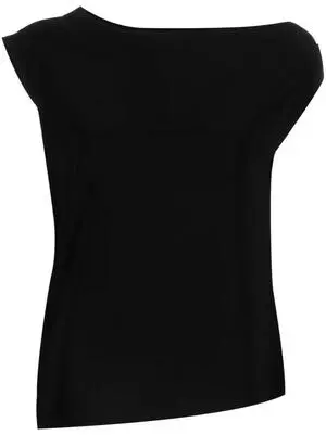 Norma Kamali Asymmetric Sleeveless Top
