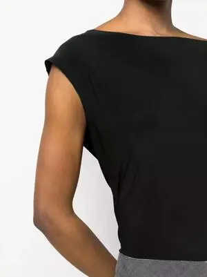 Norma Kamali Asymmetric Sleeveless Top