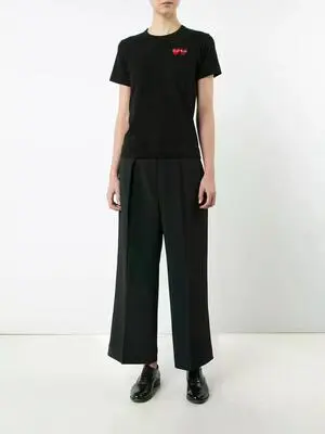 Play Comme Des Garcon Embroidered Heart T-shirt