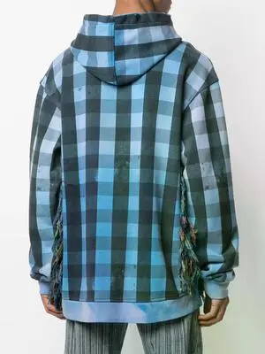 Alchemist Babylon Burning Check Hoodie