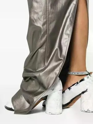 Rick Owens Coated Strapless Bustier Gown - Grey
