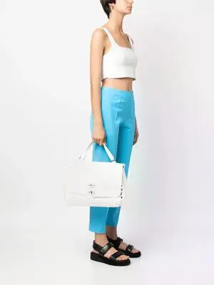 ZANELLATO Large Postina Tote Bag - White