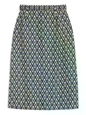 Valentino Garavani Pleated Skirt - Blue