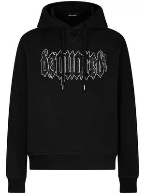 Dsquared2 Stud-embellished Logo Hoodie